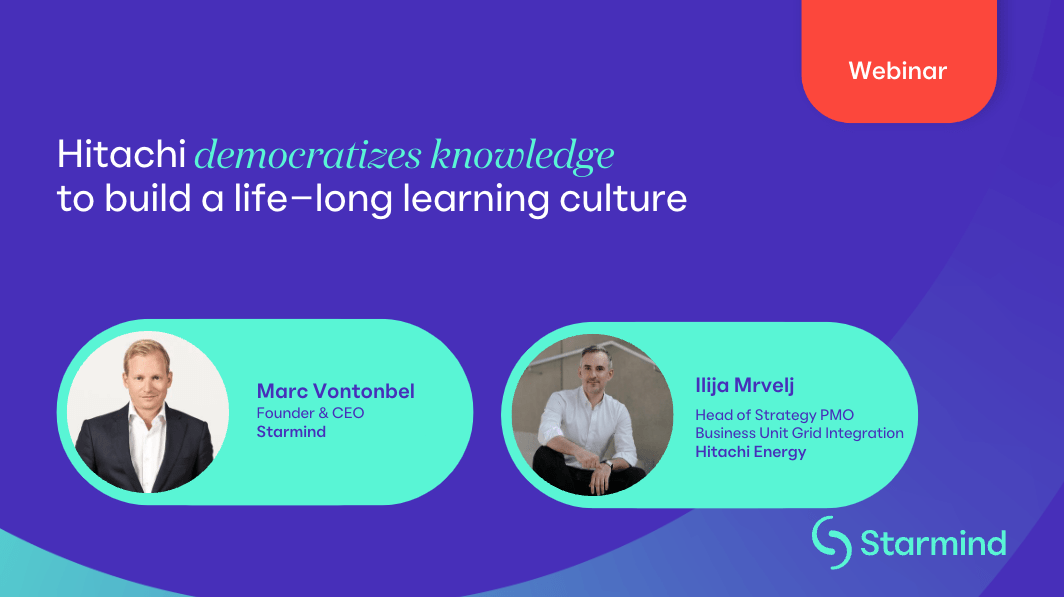 Starmind | Watch On-Demand | Hitachi Webinar